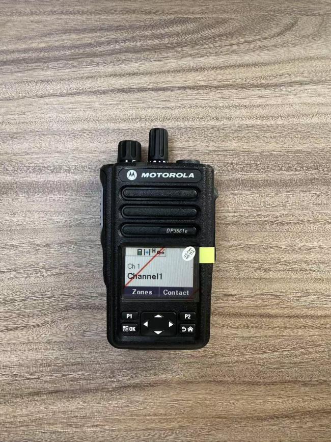 MOTOROLA DP3661E DMR Two-way Radio back view