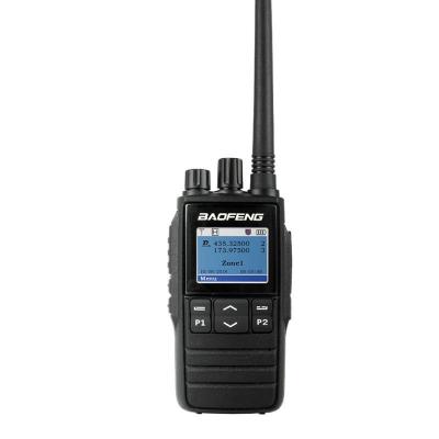 중국 Baofeng DM1703 디지털 DMR 라디오 5W UHF VHF 워키토키 블랙 판매용
