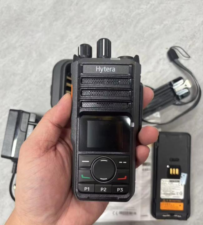 HP560 Digital Two-way Radio side view
