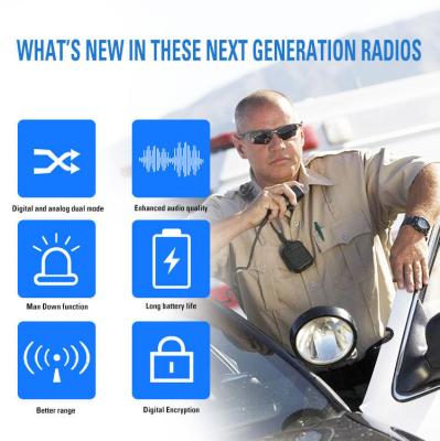 China Kirisun DP405 DMR Walkie Talkie 10km alcance 16 canales en venta