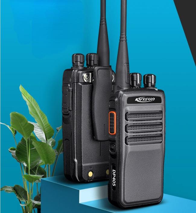Kirisun DP405 Walkie Talkie back view