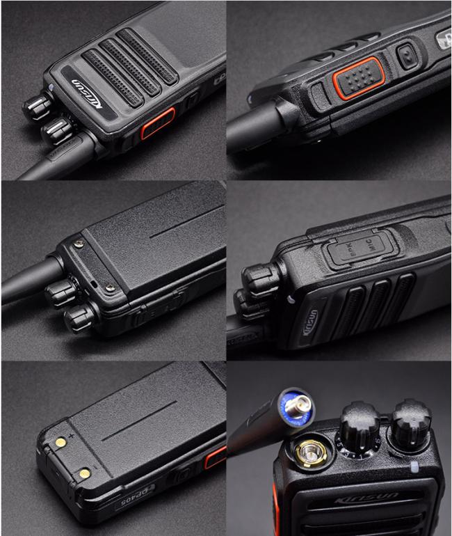 Kirisun DP405 Walkie Talkie with accessories