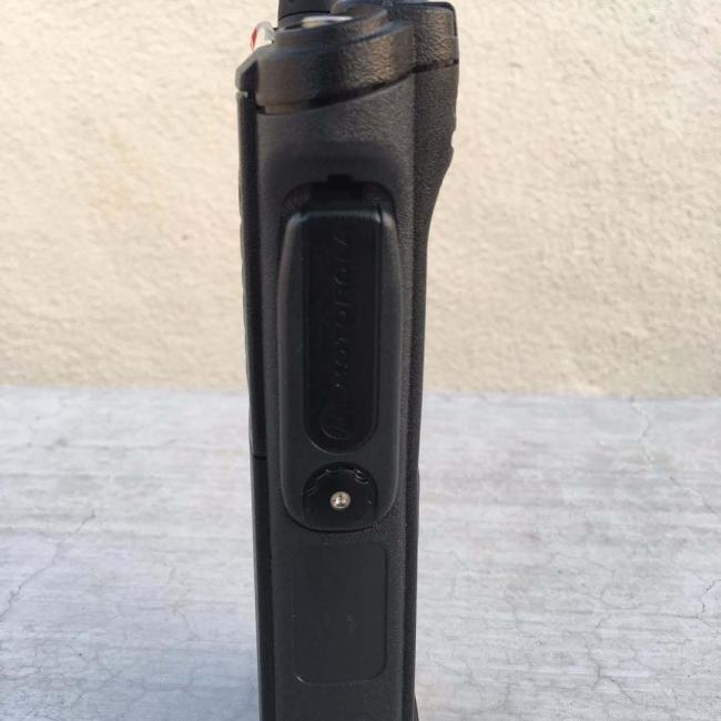 Motorola APX7000 Walkie Talkie display close-up