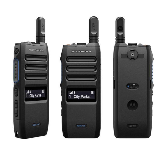 TLK100 Walkie Talkie display close-up