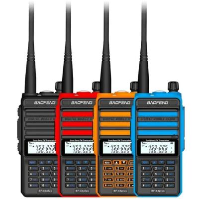 China X3-Plus X3 18W Walkie Talkie 20 KM Tri-band Radio with 9500mah Battery UHF VHF Two Way Radio for Vessel Boat Sea Navigation for sale