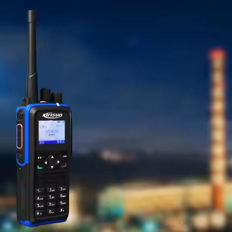 Kirisun DP810 DMR Radio in use
