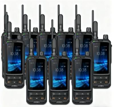 China Portable 4G IPX-3 Waterproof Two Way Radio with 3500mAh Battery and Android Wifi Zello POC Push to Talk for sale