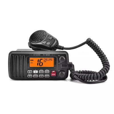 China IC-M412 25W wasserdichtes Walkie Talkie VHF-Seefunkgerät mit 0-30KM Reichweite und IPX7-Tauchfähiger Mobilstation zu verkaufen