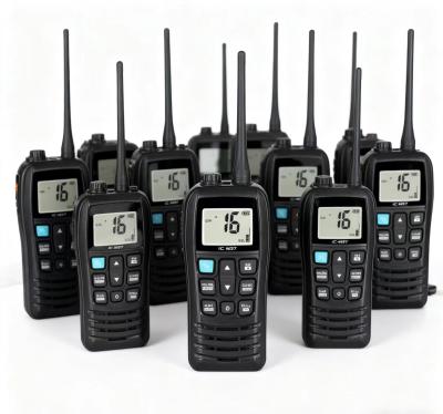 China IC-M37 Portable Handheld VHF Marine Radio with 3500-4000mAh Battery 16 Storage Channels and 136-174MHz Frequency for Long-Term Distance Communication for sale