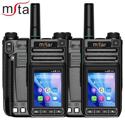 China MSTAR M-328T Handheld 4G POC LTE Two-Way Radio with High-resolution 2.4-inch Android OS and Double Cameras for sale