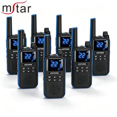 China AT101/AT100 Handheld FRS PMR446 Walkie Talkie with IPX5 Water Resistance 2500-3000mAh Battery and 5W Power for Outdoor Sports for sale