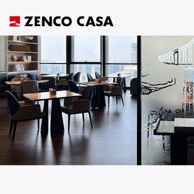 Cina Arredamento per hotel e ristoranti di lusso, compresi i tavoli quadrati in legno massello e le sedie da pranzo in pelle in vendita
