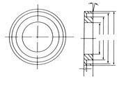 China Female slitter blade used in paper industry for sale