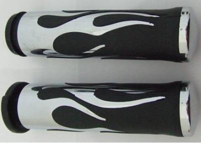 China Black Handle Grip Black 1''Cnc Softail Motorcycle  For Harley Davidson for sale