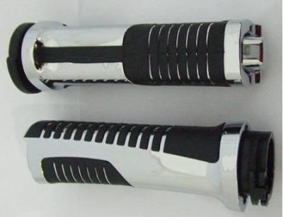 China Black Handle Grip Black 1''Cnc Softail Motorcycle  For Harley Davidson for sale