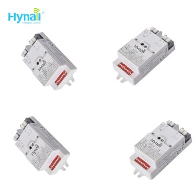 China Configuración del sensor de movimiento de microondas DIP Interruptor HNS201 220-240V AC Función de encendido / apagado en venta