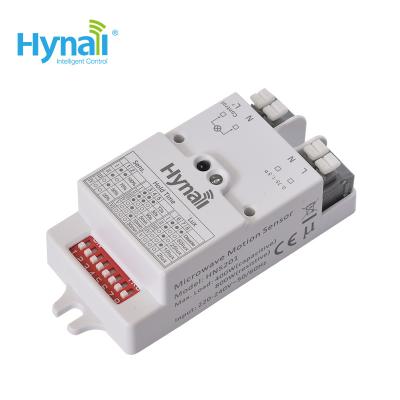 China ETL HNS201 Microwave Motion Sensor Switch Nul kruisbescherming 120-277VAC for sale