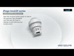 hns132dlpir zhaga book 20 ip65 pir sensor dali dimming / daylight monitoring