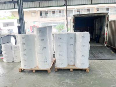 China Doorzichtige PET-drukfilm zelfklevend etiket Materialen Papier warm lijm type Te koop