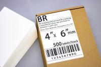 China Easy-to-Apply 4x6 Thermal Label Sticker for Printer for sale