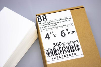 China Easy-to-Apply 4x6 Thermal Label Sticker for Printer for sale