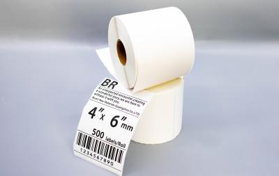 Cina Rollo di adesivo per etichette termiche da 4x6 per etichette da stampante in vendita