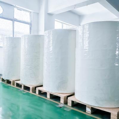 Cina Materiali di stampa Carta rivestita con adesivo permanente e pellicola PET trasparente in vendita