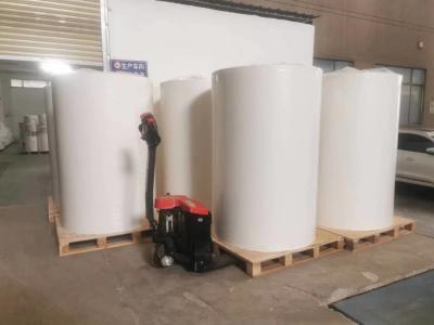 Cina Materiali di stampa Carta rivestita con adesivo permanente e pellicola PET trasparente in vendita