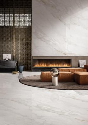 China Super White Texture Non Slip Indoor Tiles Soft Light Fish Maw Gold Room Floor Tiles for sale