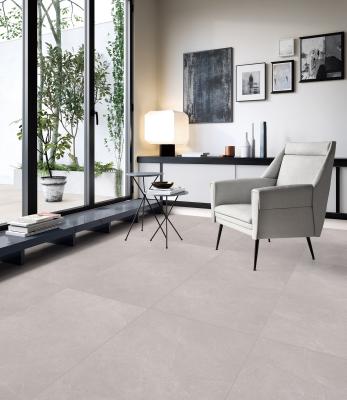 China Warm Grey Indoor Tiles For Floor Polished Light Luxury Antique Floor Tiles for sale