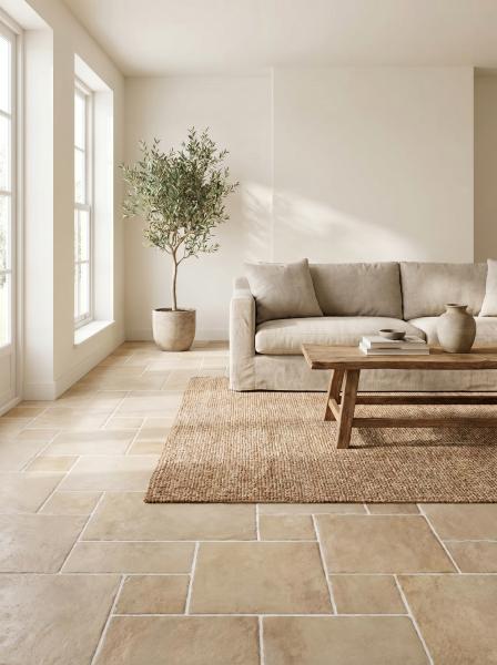 Quality Curved-edge Lame Stone Mixing and laying of 4 different specifications together for sale