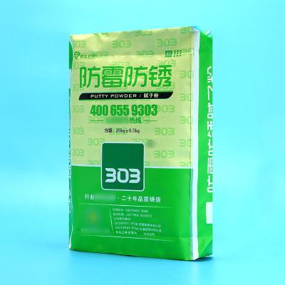 China O polipropileno PP tecido despede a cor personalizada carga dos sacos 20kg para o pó da massa de vidraceiro à venda