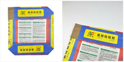 China O saco de papel de Multiwall Kraft com válvula externo, almofariz seco/embalagem do cimento ensaca à venda
