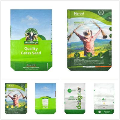 China Impressão tecida PP quadrada do Gravure dos sacos do saco da parte inferior para a alimentação da semente da grama à venda