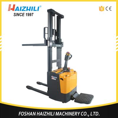 China Made In China Warehouse Used 1600mm 1 ton Electric Pallet Stacker for sale