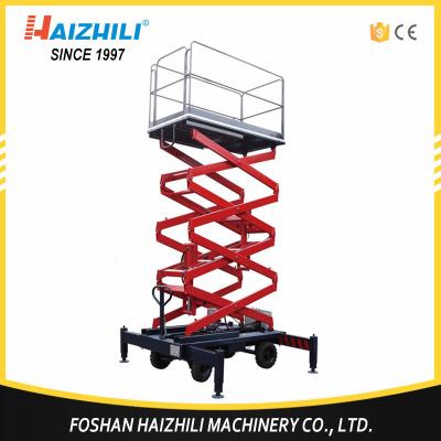 China Factory direct 300kg 3m four-wheel mobile hydraulic scissor lift platform for sale