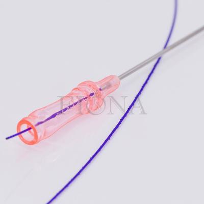 China Face Lifting Thread Hilos pcl thread lift PDO sharp 4D Cog 19G 100mm thread lifting for sale