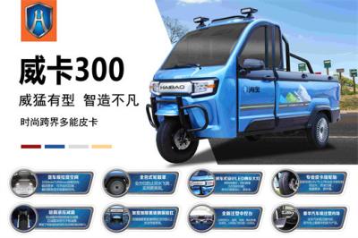 Cina Weika 300 Trasporto elettrico pick up camion triciclo elettrico auto passeggeri in vendita