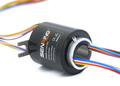 Cina 1000RPM Mini Hole Ingergal Precision Slip Ring Customized For More Circuits o grande corrente in vendita