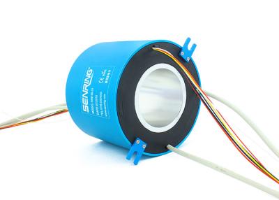 Cina Slittamento industriale Ring Rotary Joint di Manica 2 grande RJ45 Gigabit Ethernet in vendita