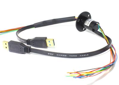 Cina 150RPM con la comunicazione alesata di Ethernet di Ring Electrical Collector Ring For di slittamento di USB in vendita
