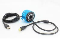 China Single Channel USB2.0 IEEE1394 Electrical Separate Slip Ring Assembly 56mm for sale