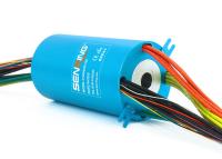China 3000A High Current Servo Custom Slip Ring Hole 25mm for sale
