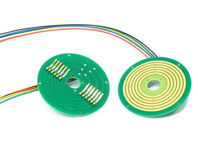 Cina collettori ad anello elettrici del PWB del pancake leggero di 6mm con velocità alto girante in vendita