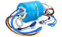China Low Torque Compact USB 30 Amp Slip Ring Pneumatic OEM for sale