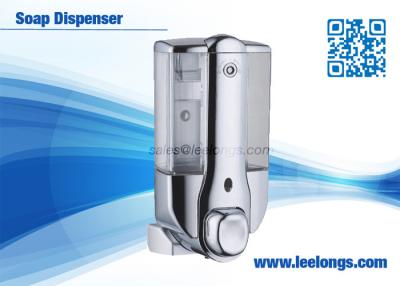 Cina Erogatore liquido del sapone della mano per la doccia 500ml trasparente/cromata in vendita