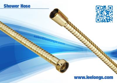 Cina Tubo flessibile di doccia flessibile pulito facile per le teste di doccia, tubo flessibile di doccia dell'oro in vendita