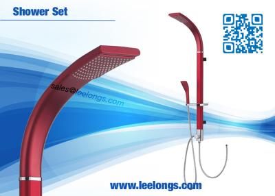 Cina Le colonne lussuose rosse della doccia di Roca messe con la S/S cromate/hanno lucidato, tubo EPDM/del PVC in vendita