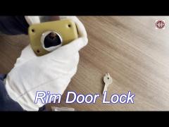 Oem estilo europeu fechadura de porta porta doméstica acesso fechadura de borda de latão antigo