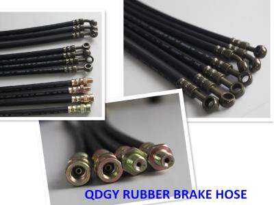 China EPDM Material fiber braided dot approved SAE J1401 flexible brake hose for sale